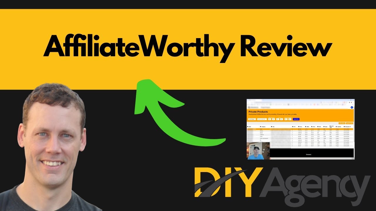 AffiliateWorthy Review and Demo | Is It Worth It? - DIY.Agency